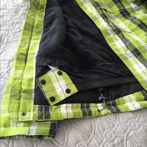 Ripzone | Jackets & Coats | Ripzone 500mm Hooded Plaid Snowboard Jacket ...